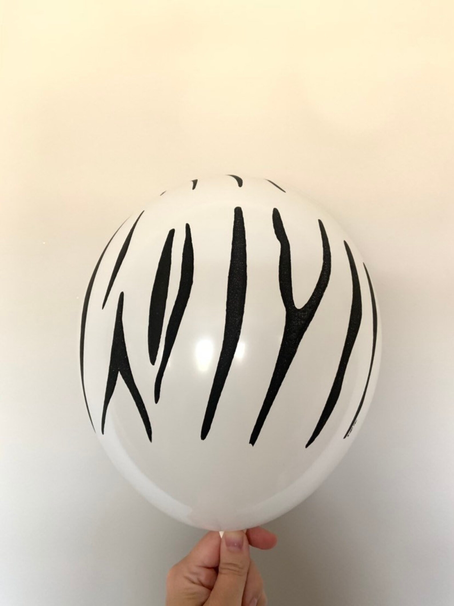 Zebra Print Balloons Zebra Latex Balloons Sweet 16 - Etsy