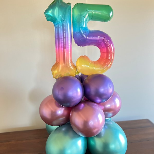 Quinceanera Number 15 Table Decorations - Etsy