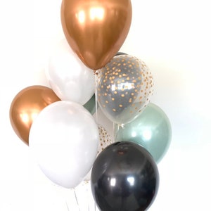 Sage Green Balloons | Succulent Bridal Shower Decor | Copper and Sage ...