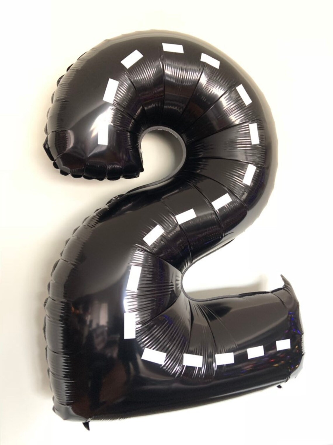 Two Fast Black Number 2 Balloon Second Birthday Balloons | Etsy