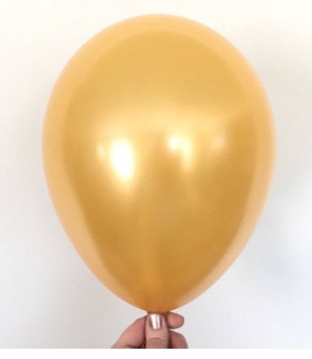 Gold Balloons | Metallic Gold Latex Balloons | Gold Birthday Party ...