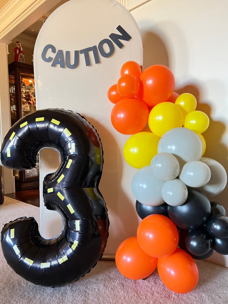 Construction Balloon Garland Kit DIY Construction Birthday - Etsy