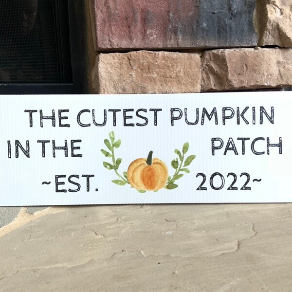 Pumpkin Patch Sign - Etsy