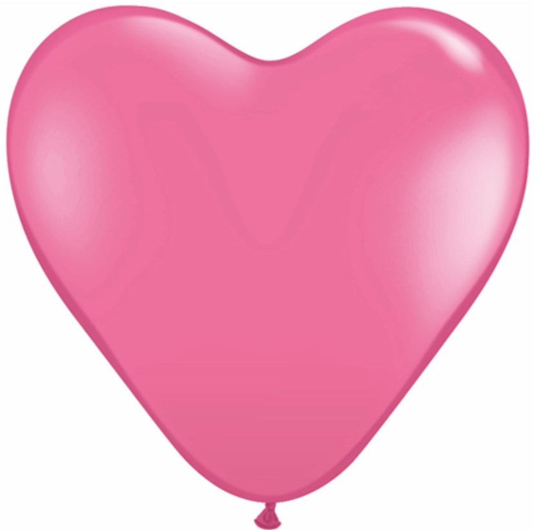 Mini Rose Heart Balloons | 5” Latex Heart Balloons | Galentines Day ...