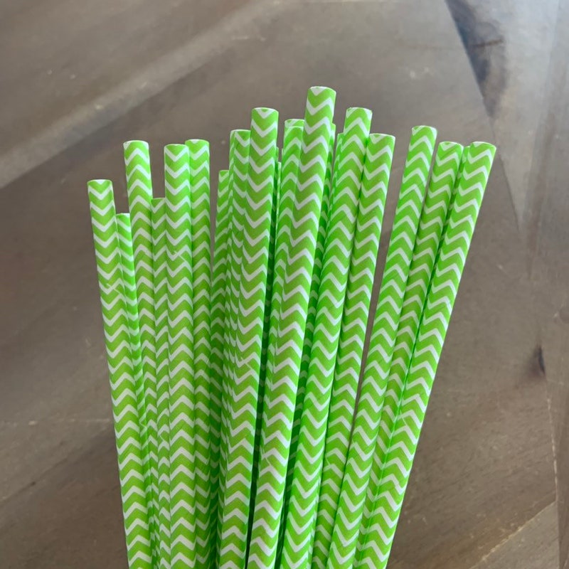 Lime Green Straw - Etsy
