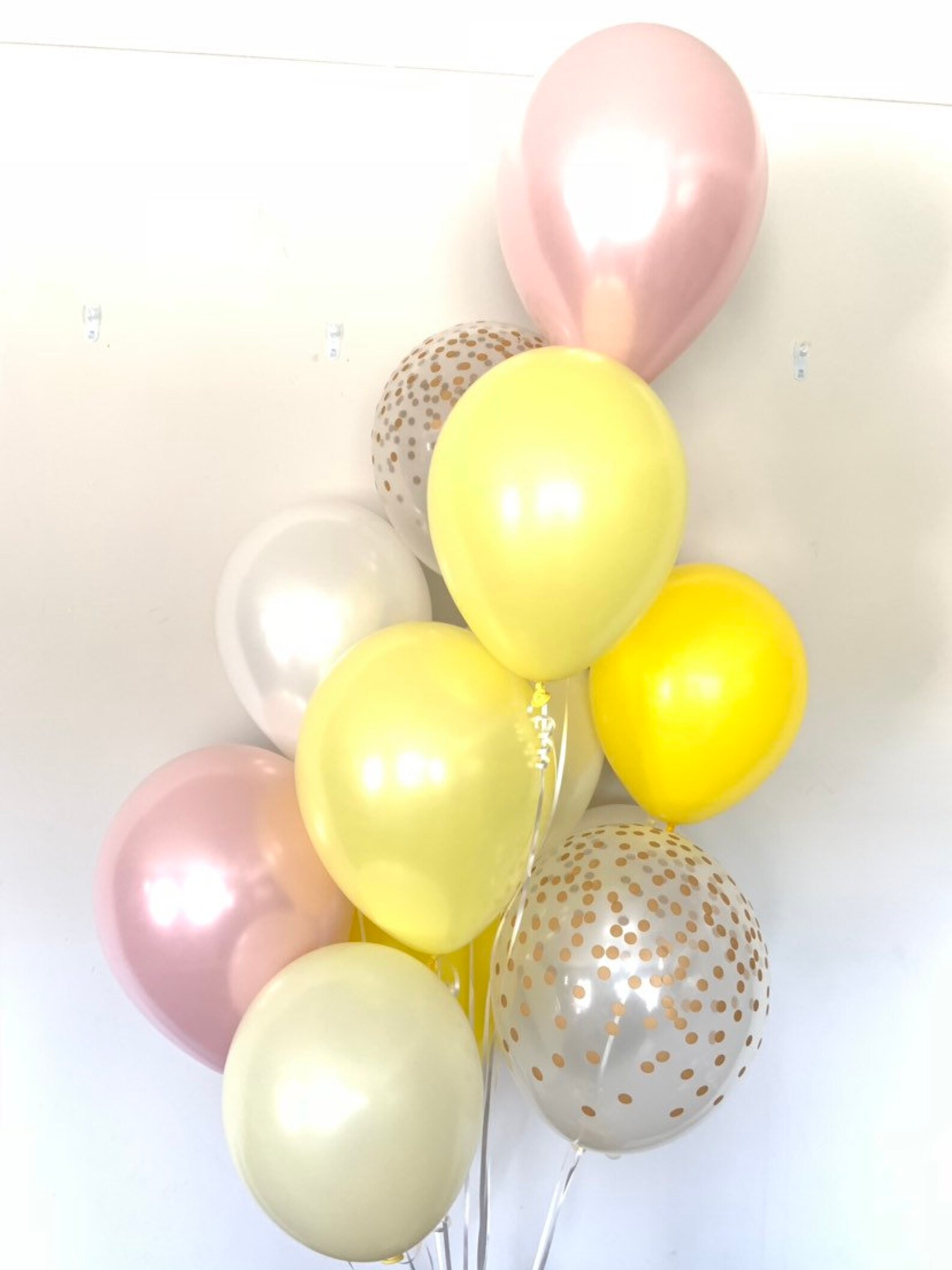 Yellow and Blush Balloons Lemon Balloons Pink Lemonade - Etsy