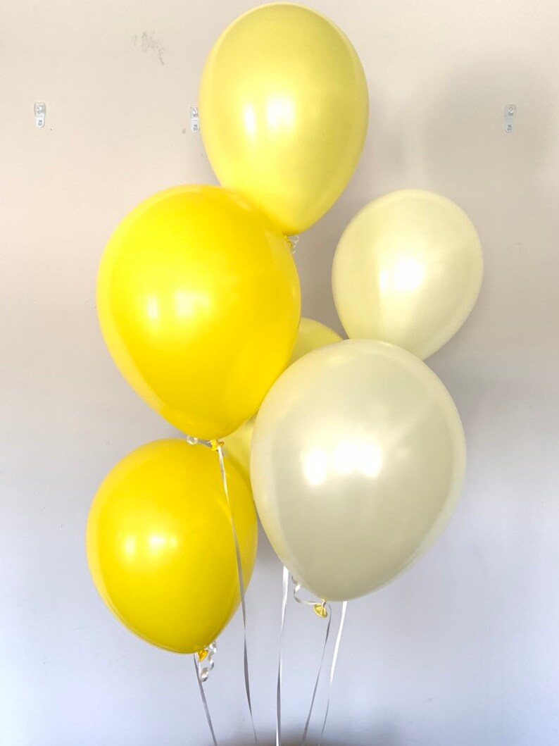 Yellow Balloons Lemon Balloons Citrus Balloons Lemonade - Etsy