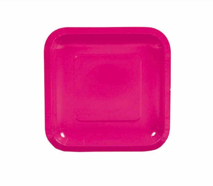 Kate Spade Party Tableware | Hot Pink Party Decor | Hot Pink Birthday ...