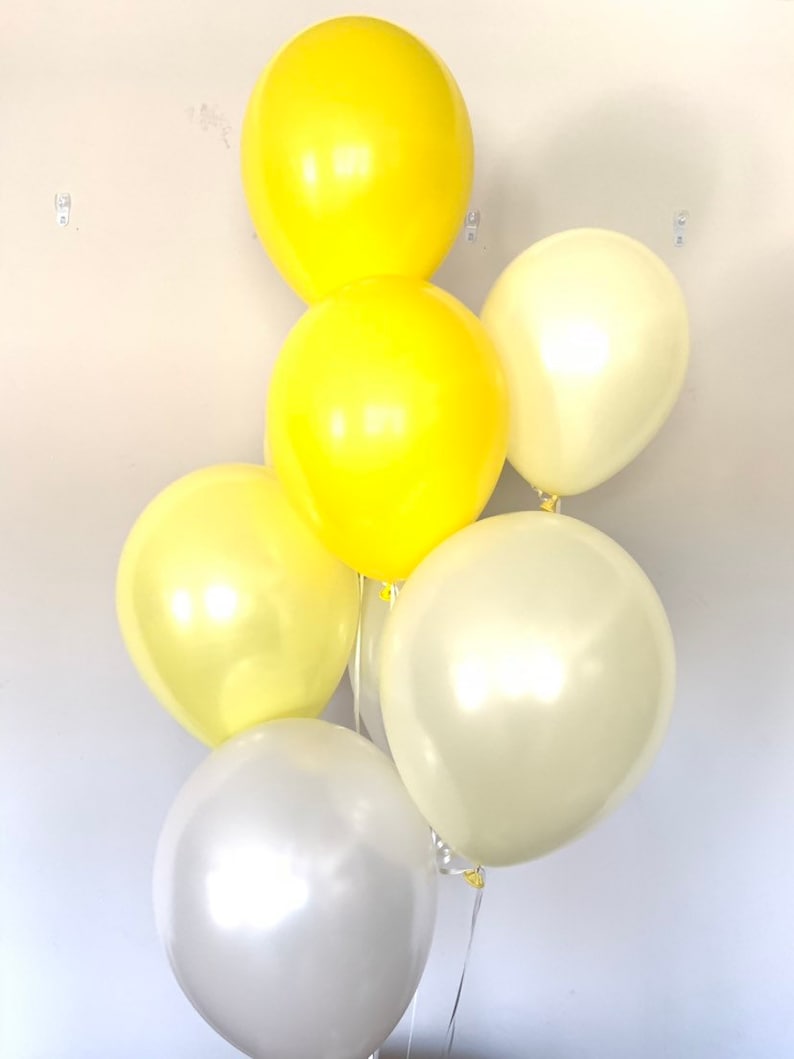 Yellow Balloons Lemon Balloons Citrus Balloons Lemonade | Etsy