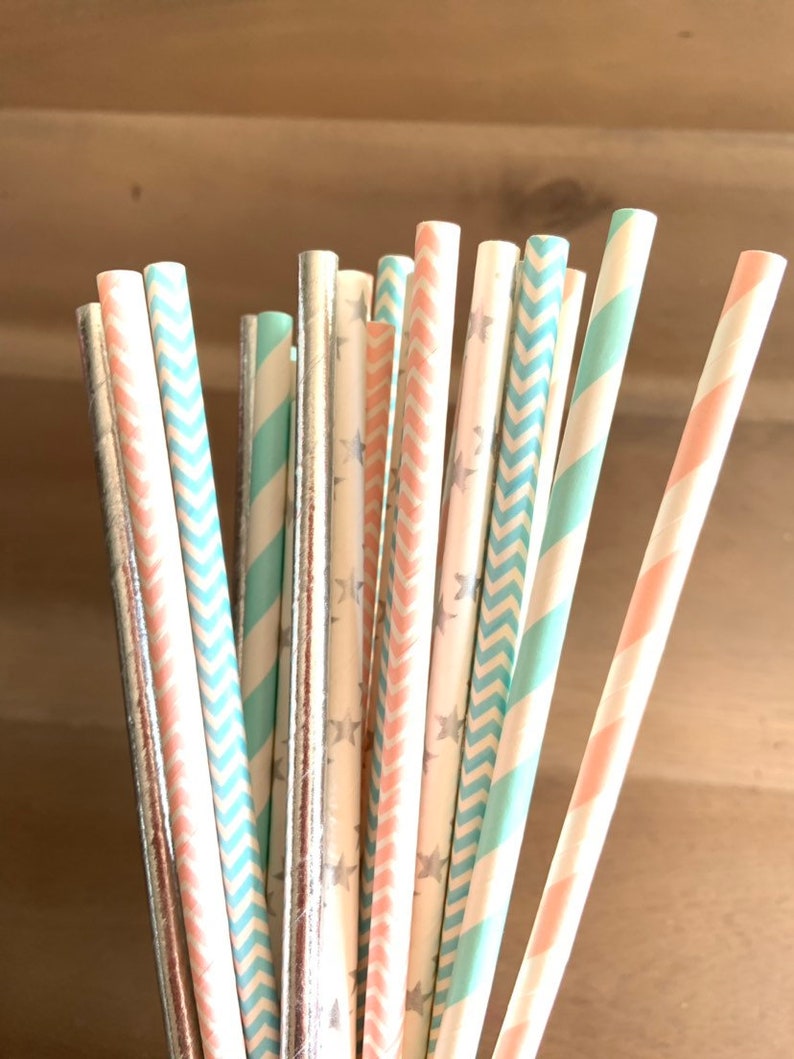 Twinkle Little Star Straws Twinkle Little Star Party Decor | Etsy