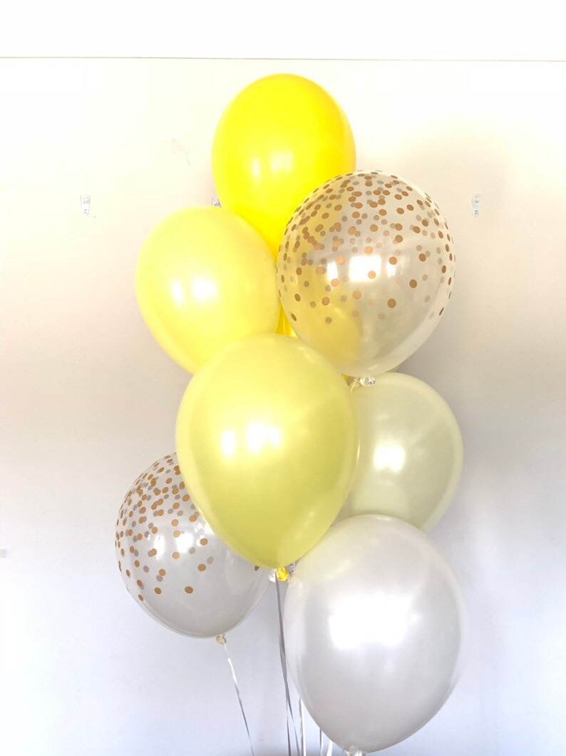 Yellow Balloons Lemon Balloons Citrus Balloons Lemonade - Etsy