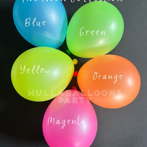 Neon Balloons | Glow Birthday Party | Gamer Birthday | Balloons for ...