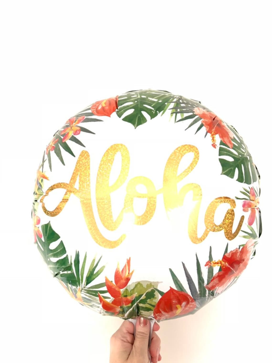 Aloha Balloon Aloha Bridal Shower Decor Tropical Balloons | Etsy
