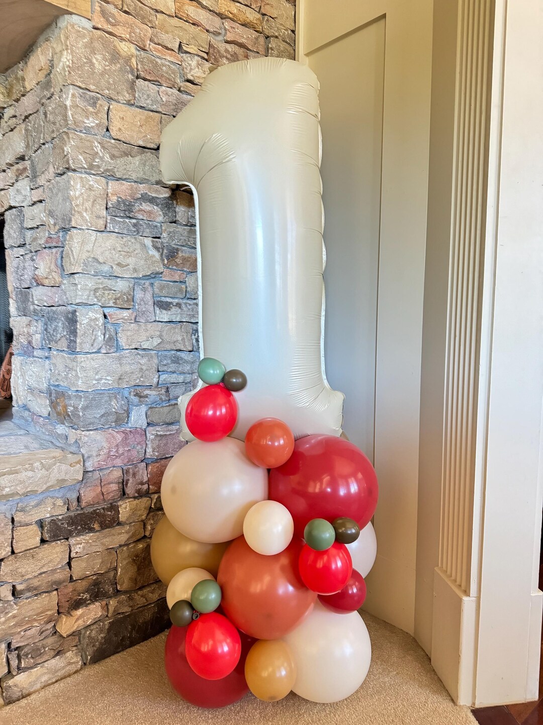 Sweet as Pie Balloon Tower Kit | Apple Pie First Birthday Balloons ...