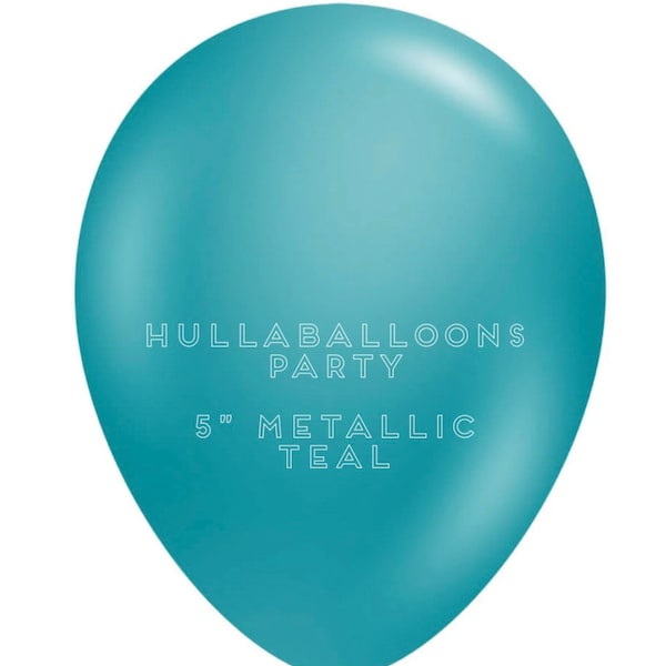 Teal Balloons - Etsy