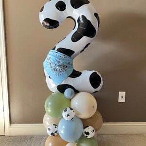 Little Cowboy Balloon Tower Kit | Aint My First Rodeo Balloons | Little ...