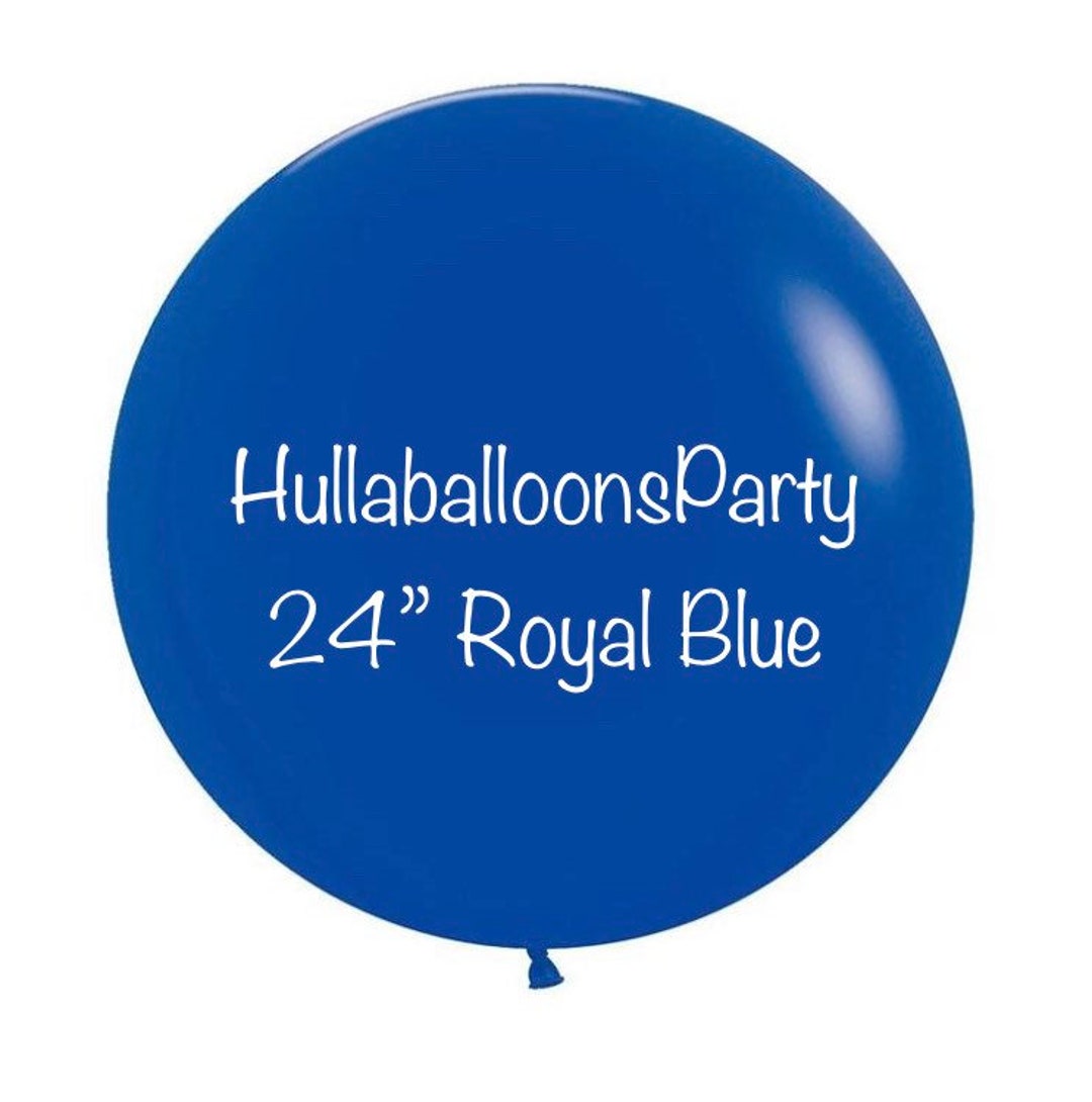 Jumbo Royal Blue Balloons 24 Blue Balloon Large Blue Balloons Blue ...