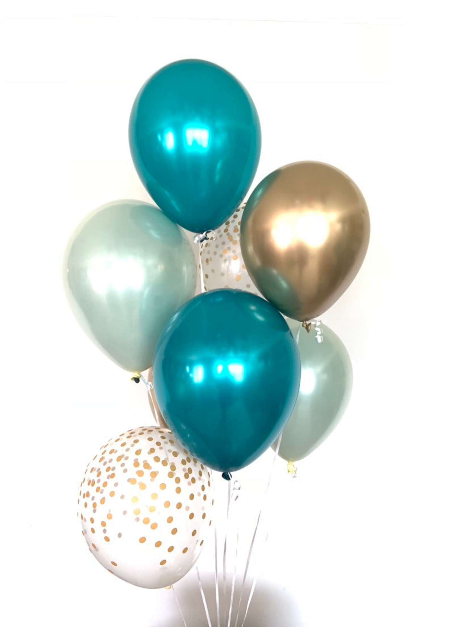 Sage Green Balloons Fall Bridal Shower Decor Teal and Sage | Etsy