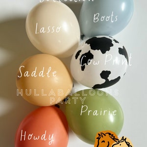 Saddle up Balloons | Barnyard Birthday | Western Baby Shower | Balloons ...