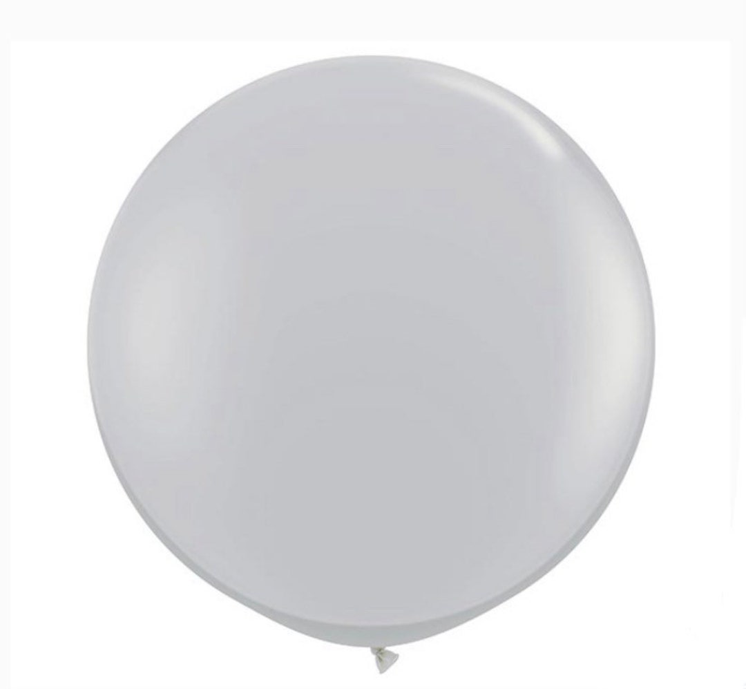 Jumbo Gray Balloons | 36" Light Gray Balloon | Large Gray Balloons ...