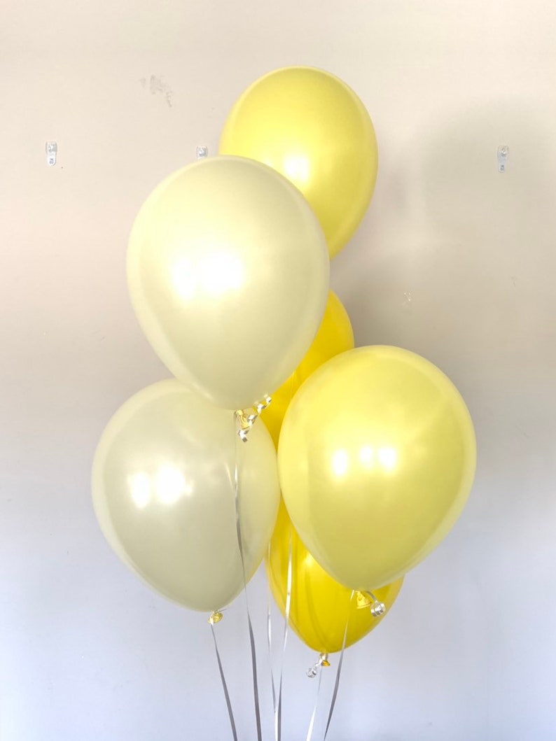 Yellow Balloons Lemon Balloons Citrus Balloons Lemonade - Etsy