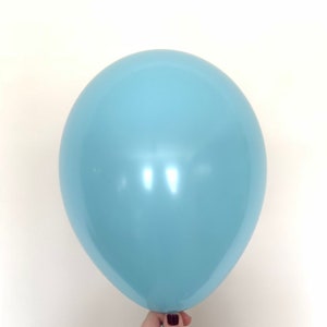 Sea Glass Balloons | Blue Latex Balloons | Sea Glass Blue Birthday ...