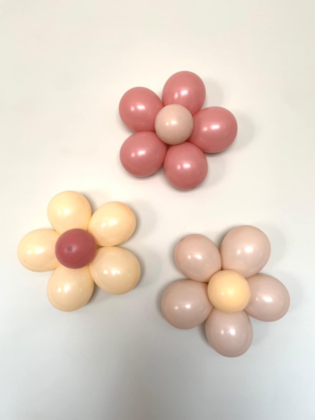 Small Daisy Balloons | Individual Flower Balloons | Boho Baby Shower ...