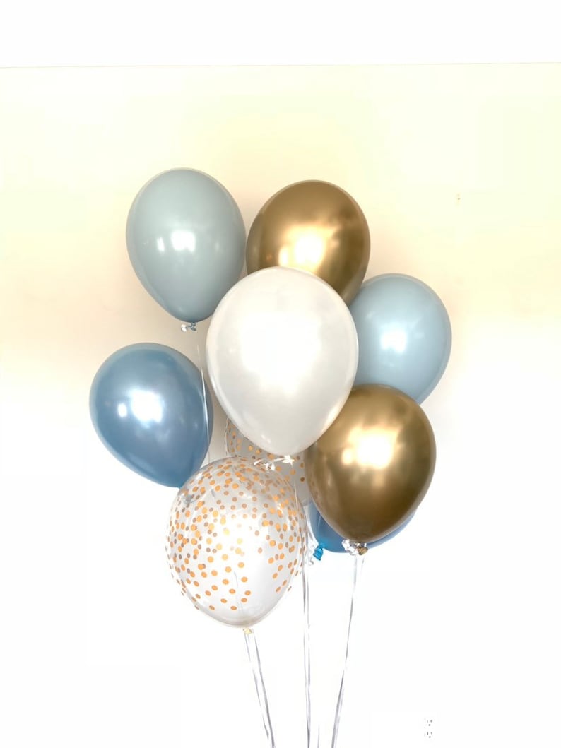 Slate Blue Balloons Slate Blue Wedding Decor Slate Blue | Etsy