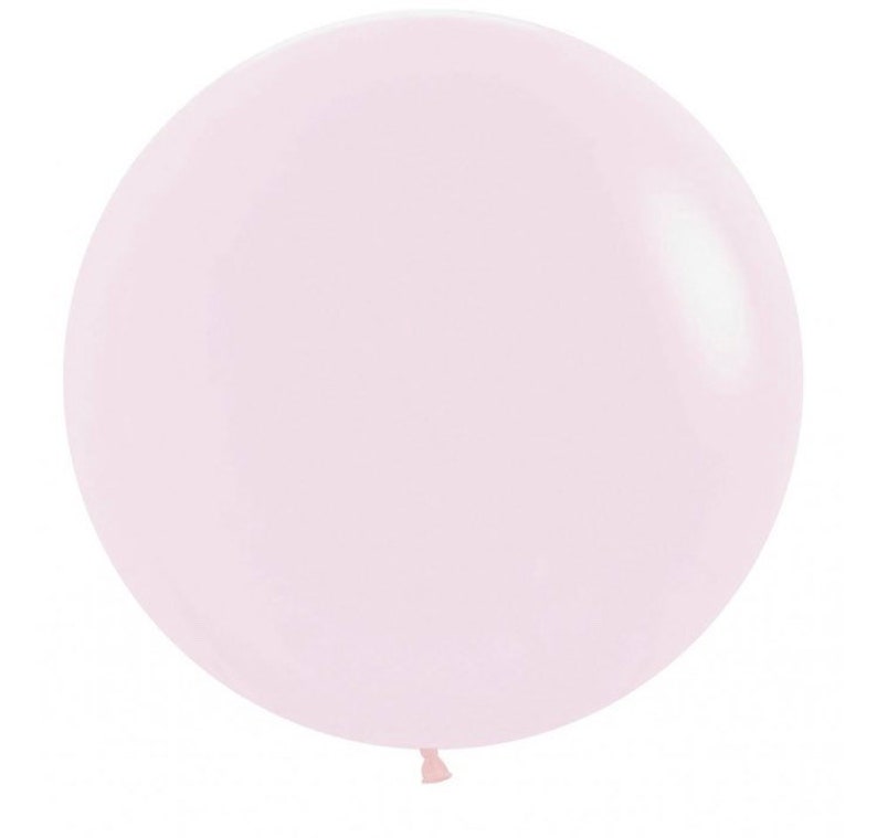 Jumbo Matte Pink Balloons | 24" Light Pink Balloon | Large Pink ...