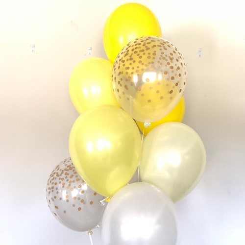 Yellow Balloons Lemon Balloons Citrus Balloons Lemonade - Etsy