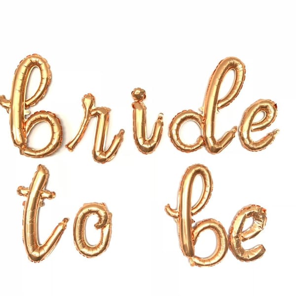 Gold Bride Balloon - Etsy