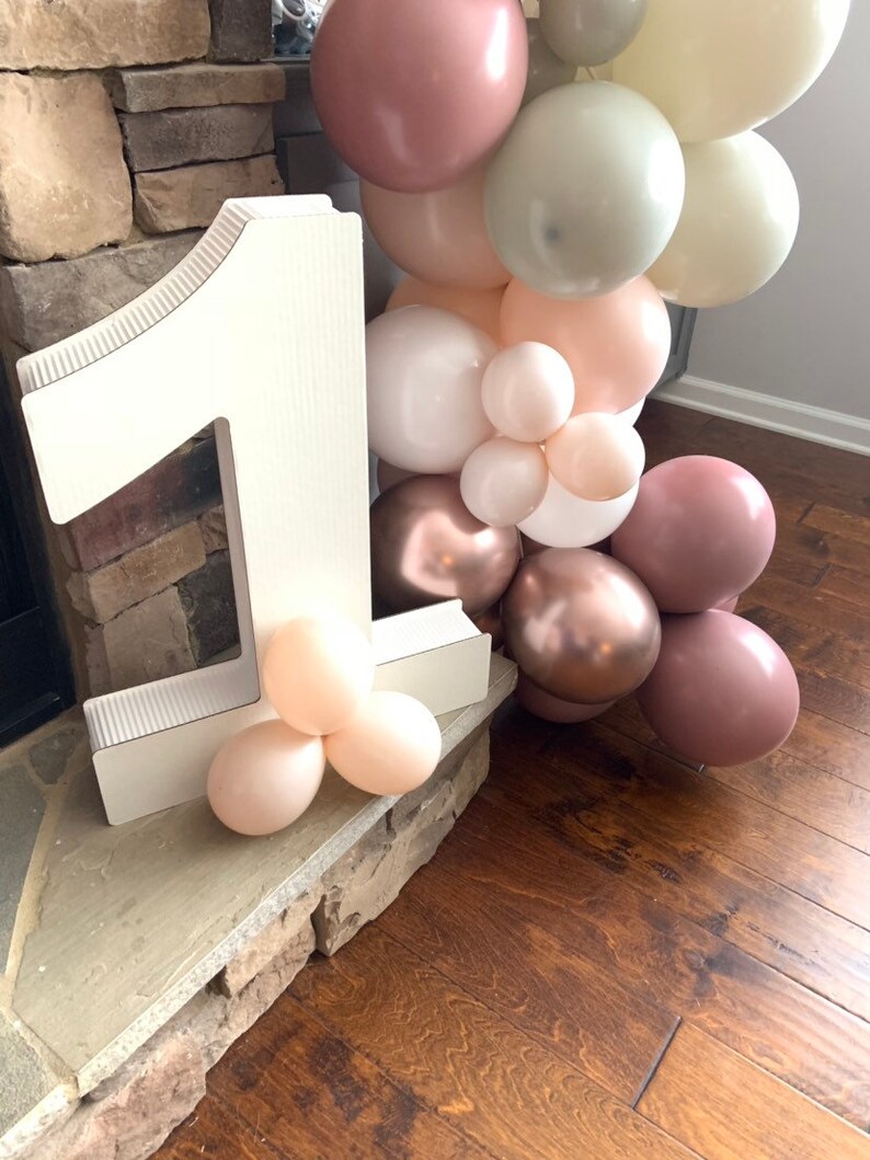 Blush Balloon Garland Kit Dusty Rose Balloon Garland Blush - Etsy