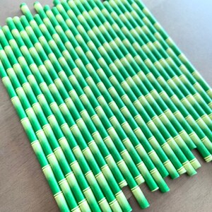 Tropical Straws | Tropical Party Decor | Bamboo Straws | Tropical ...