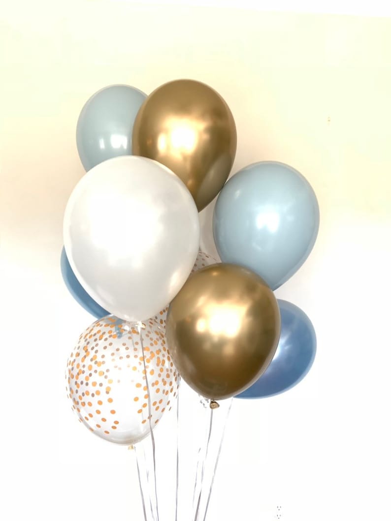 Slate Blue Balloons Slate Blue Wedding Decor Slate Blue | Etsy