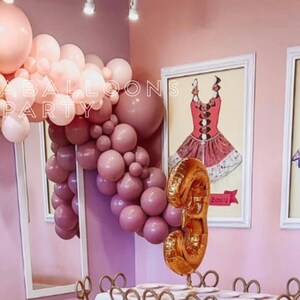 Ballerina Balloons Ballet Birthday Party Sodt Pinks Baby Shower