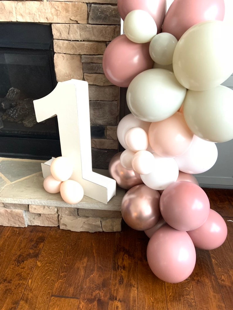 Blush Balloon Garland Kit Dusty Rose Balloon Garland Blush - Etsy