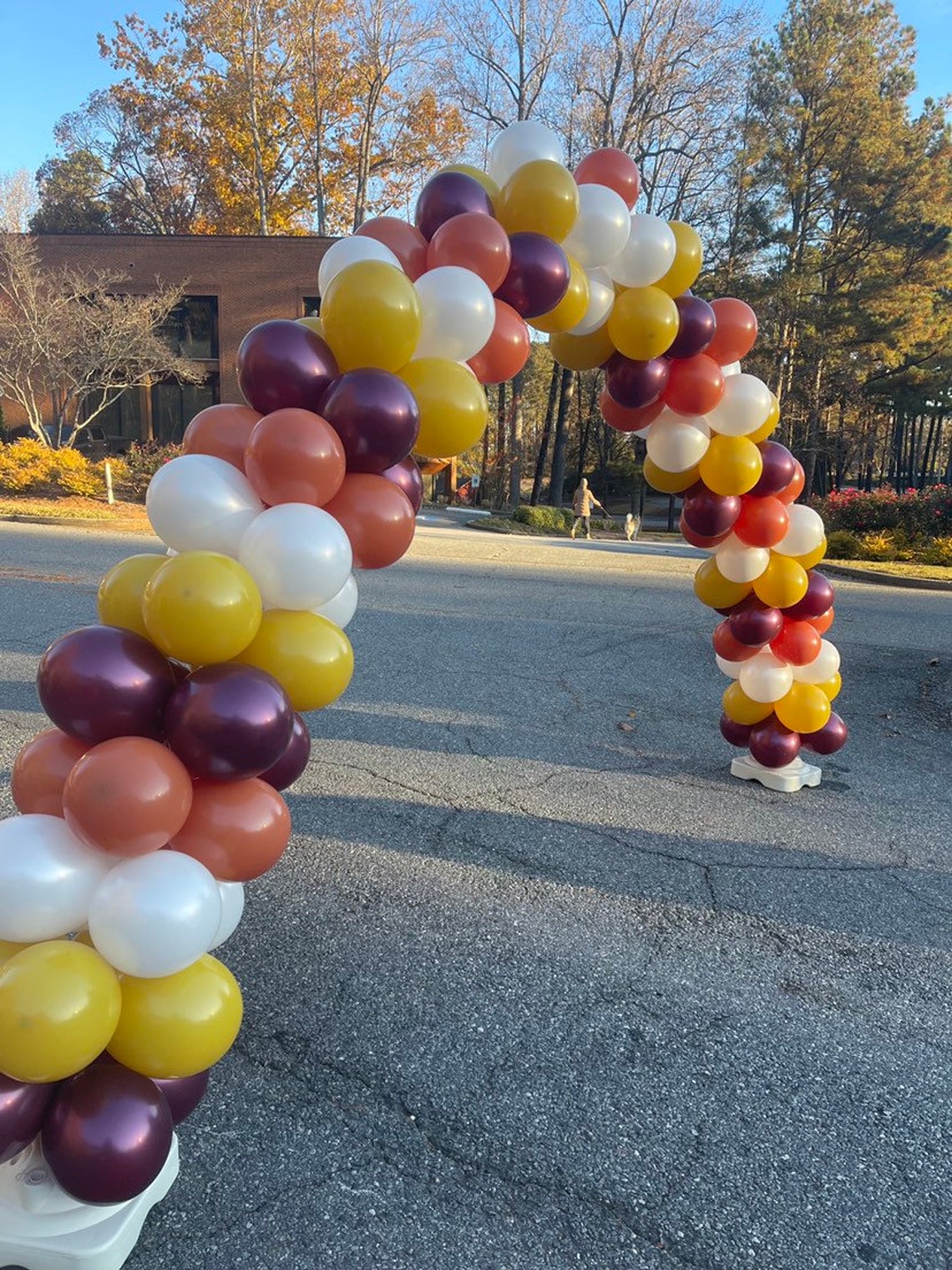 Fall Balloon Garland DIY Kit | Turkey Trot Balloon Arch | Burgundy ...