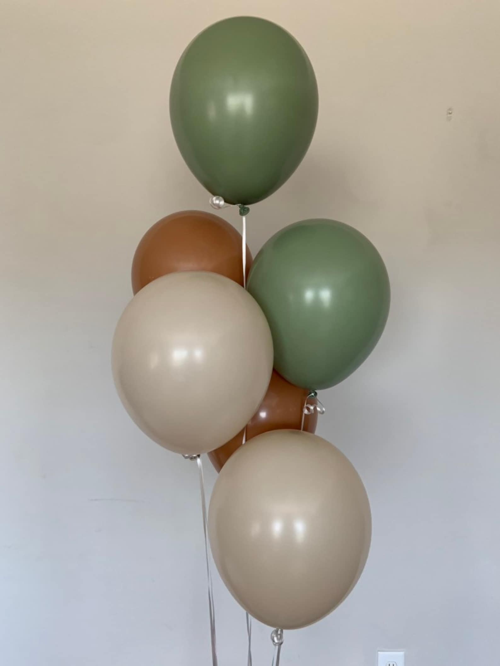 Green and Brown Balloons Woodland Balloons Camo Balloons Woodland Baby ...