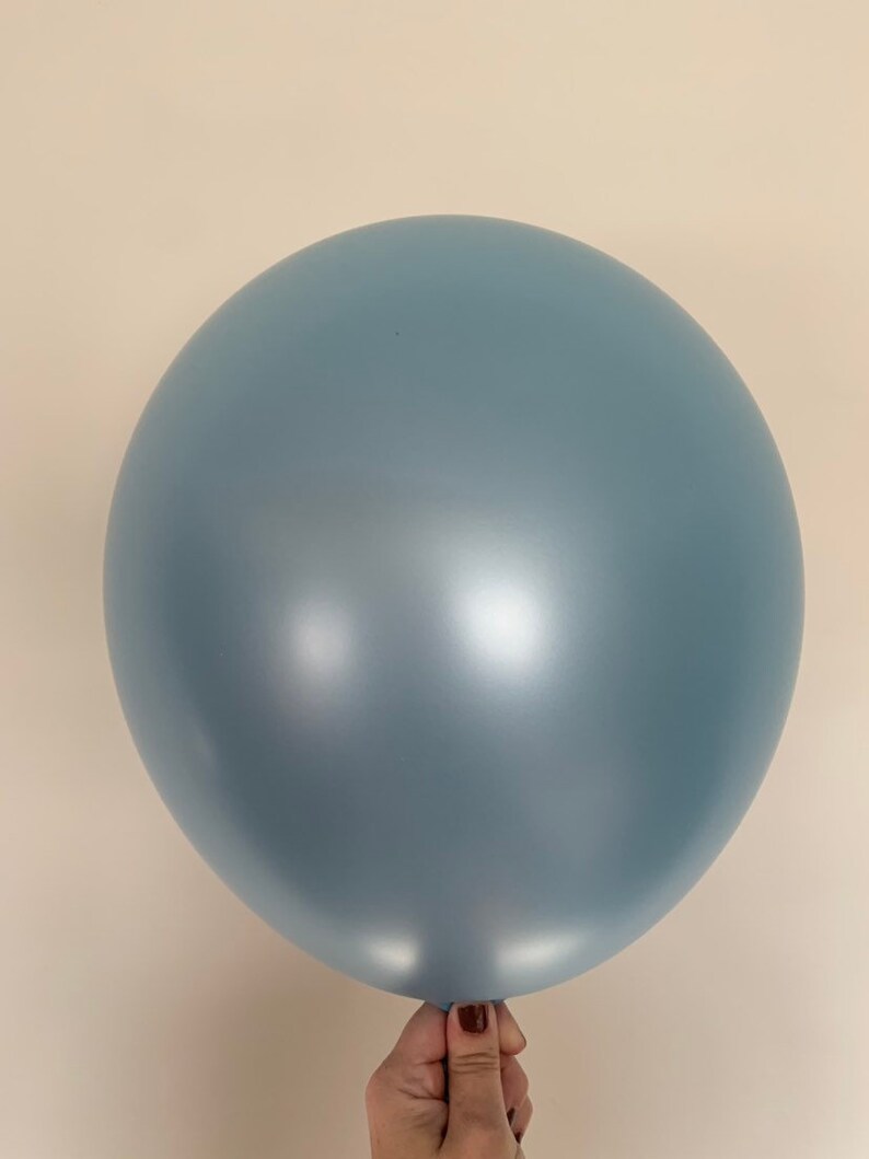 16 Slate Blue Balloons Slate Wedding Decor Slate Bridal | Etsy