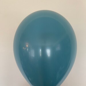 Steel Blue Balloons | Blue Latex Balloons | Dusty Blue Birthday Party ...