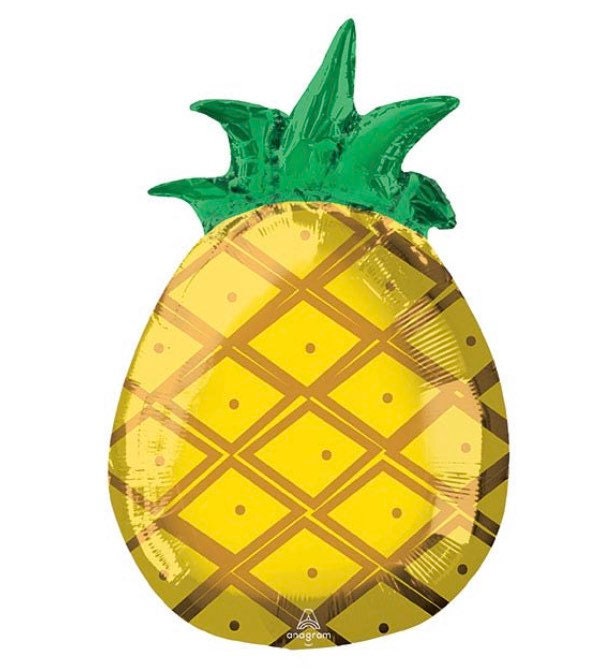 Pineapple Balloon | Aloha Bridal Shower Decor | Tropical Balloons ...