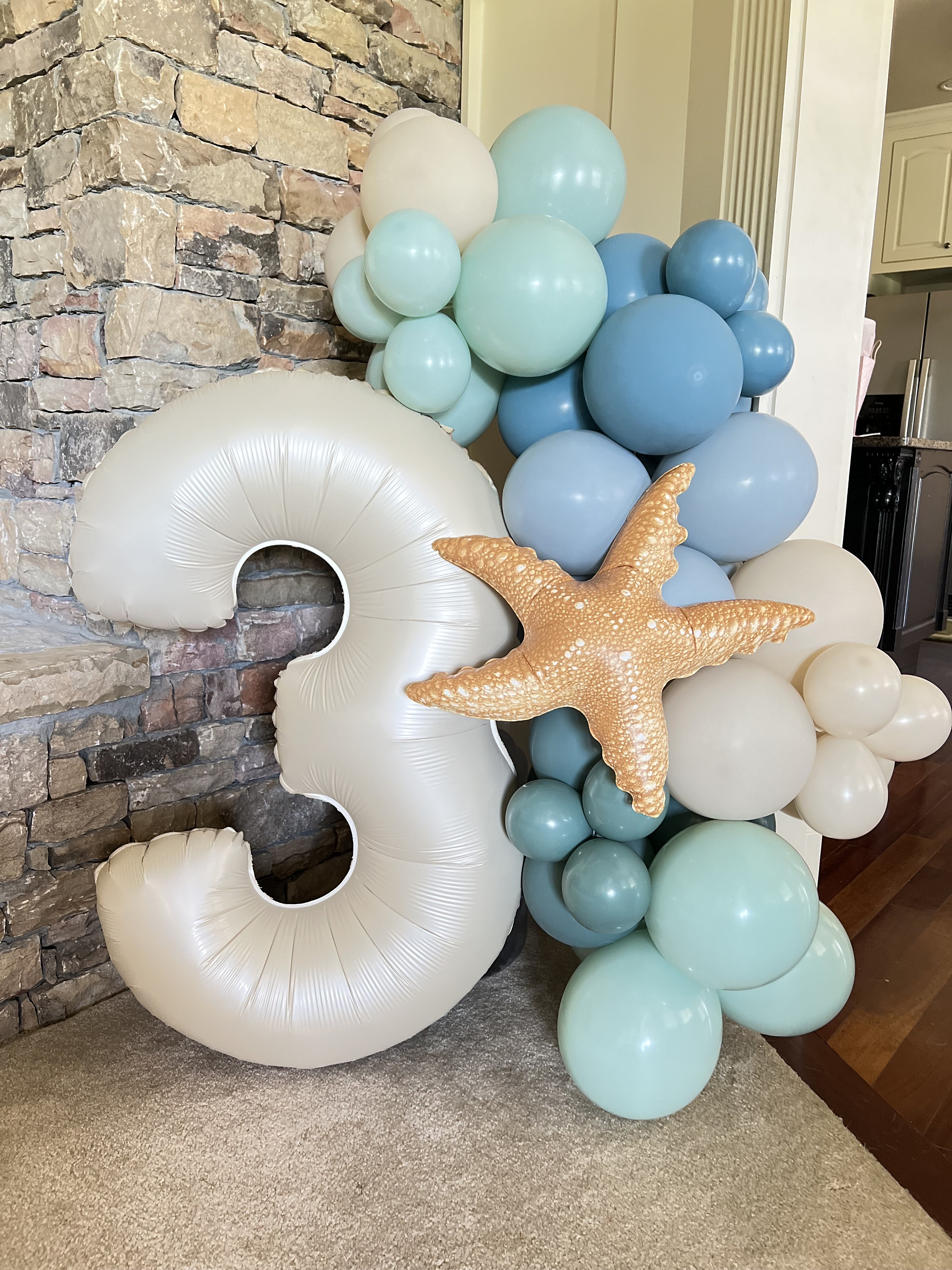 Beach Balloon Garland DIY Kit | Starfish & Number Sold Separately ...