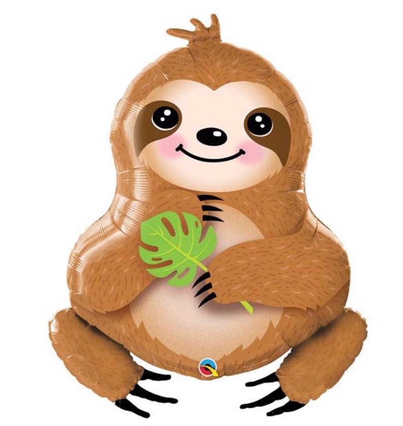 Sloth Balloon Sweet Sloth Baby Shower Decor Woodland Baby - Etsy