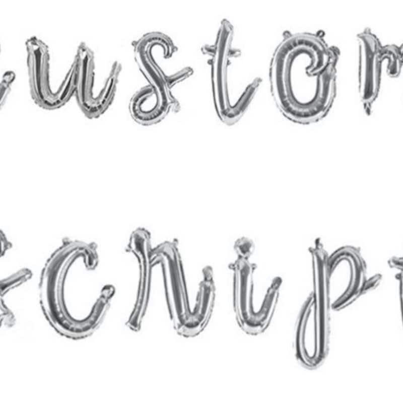 Script Balloons - Etsy