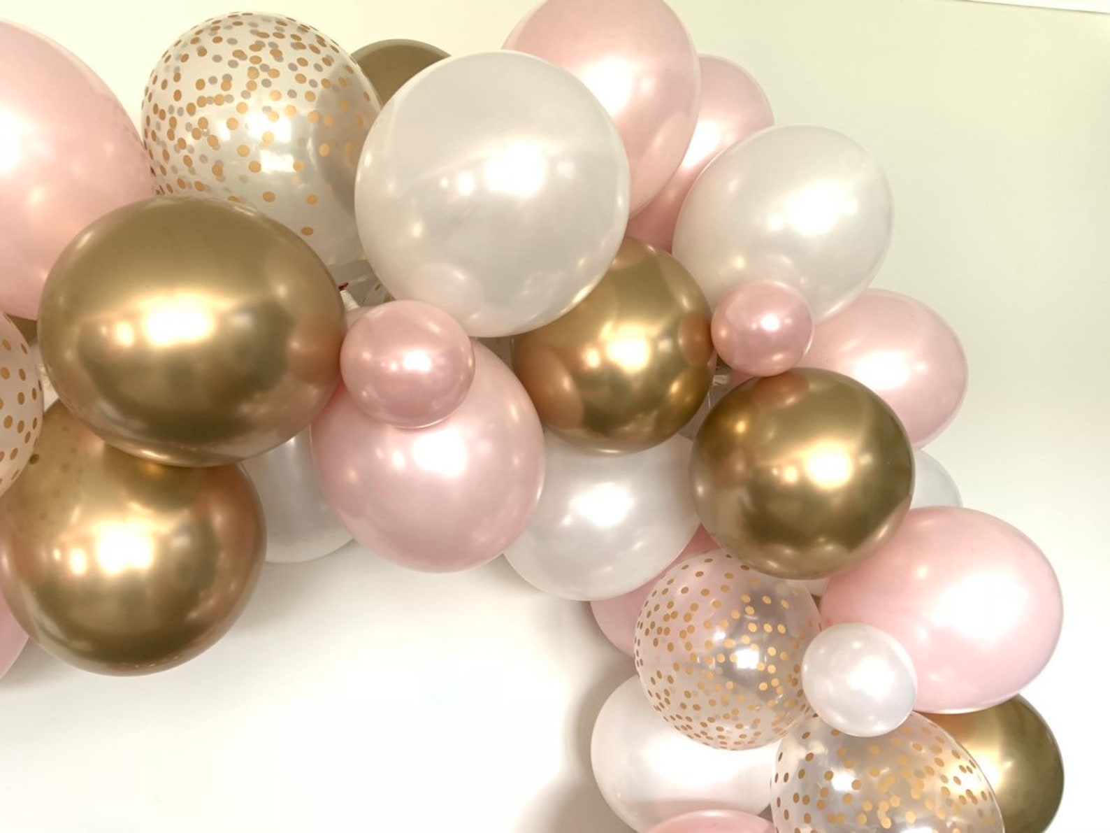 Pink Blush Balloon Garland Kit With Minis | Pink Blush Bridal Shower ...