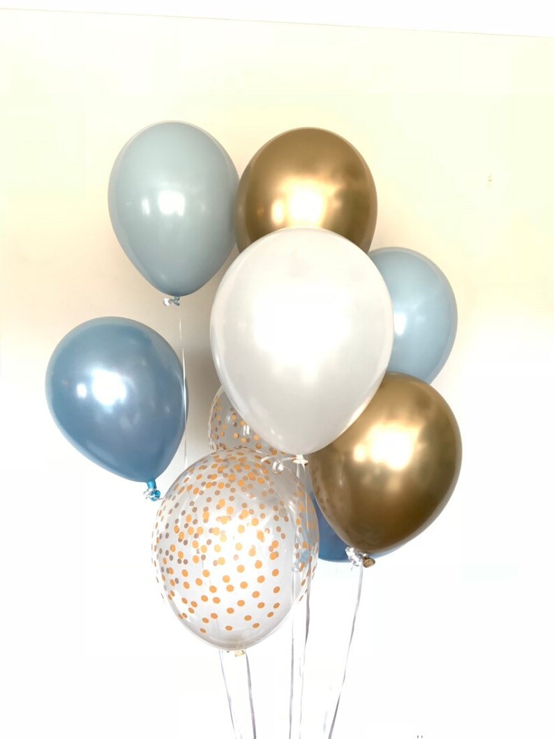 Slate Blue Balloons Slate Blue Wedding Decor Slate Blue | Etsy