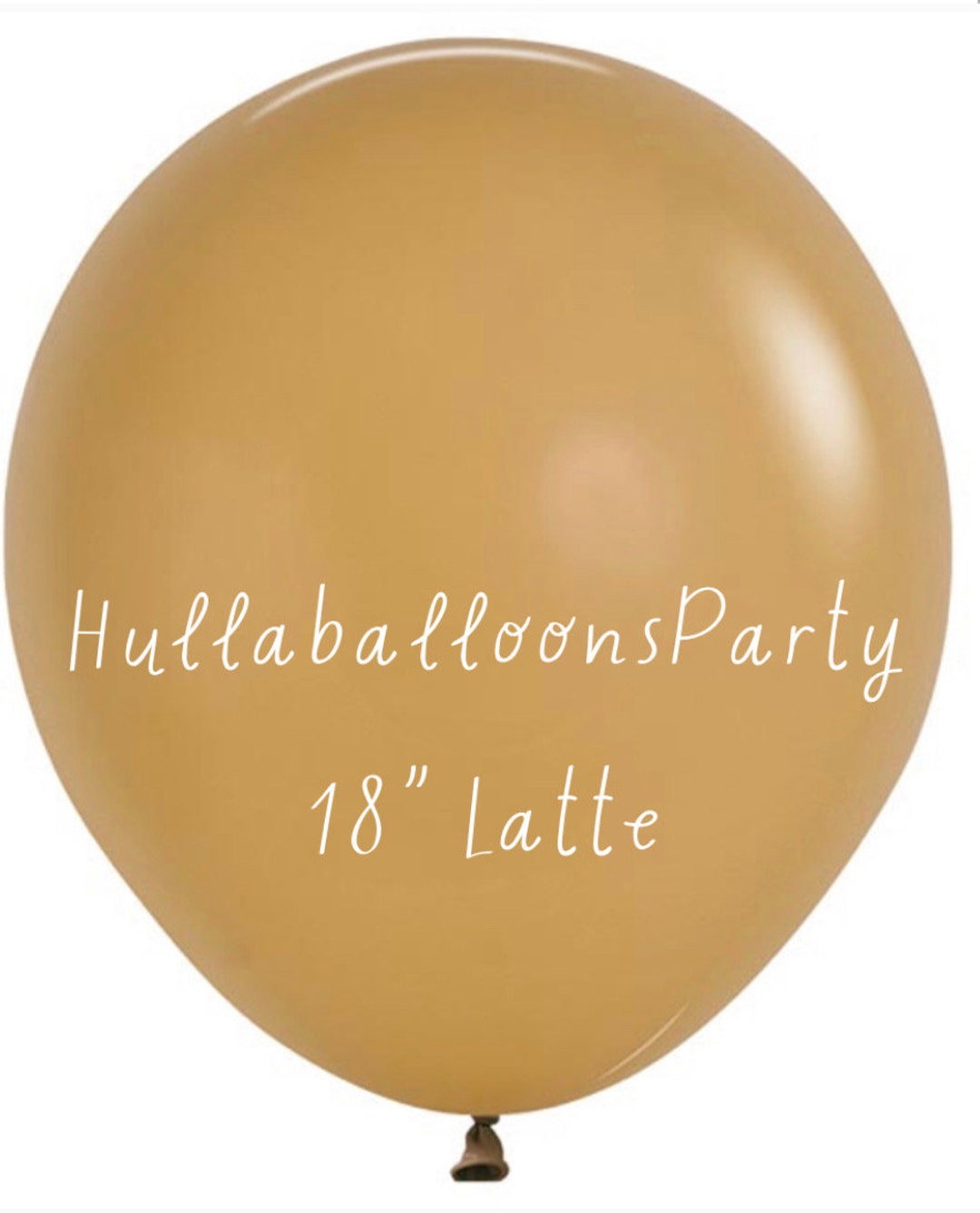 18 Inch Latte Balloons | Sempertex Latte Latex Balloons | Brown ...