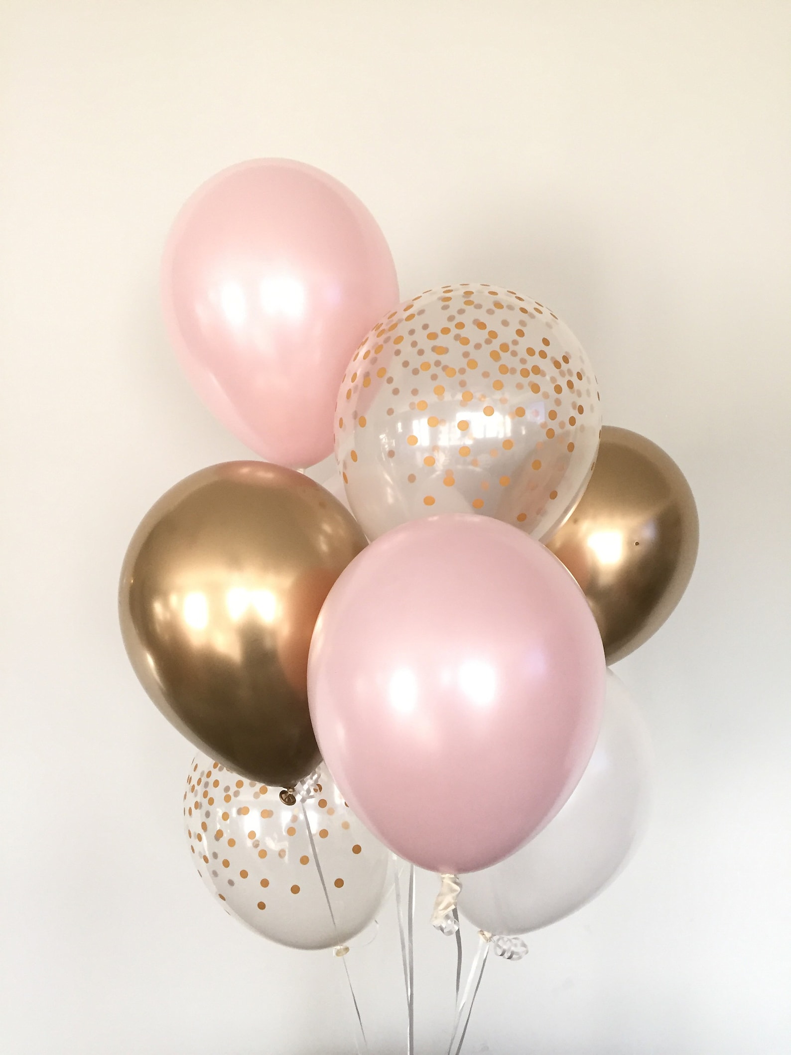 Pink Blush Balloons Blush and Gold Balloons Gold and Blush - Etsy