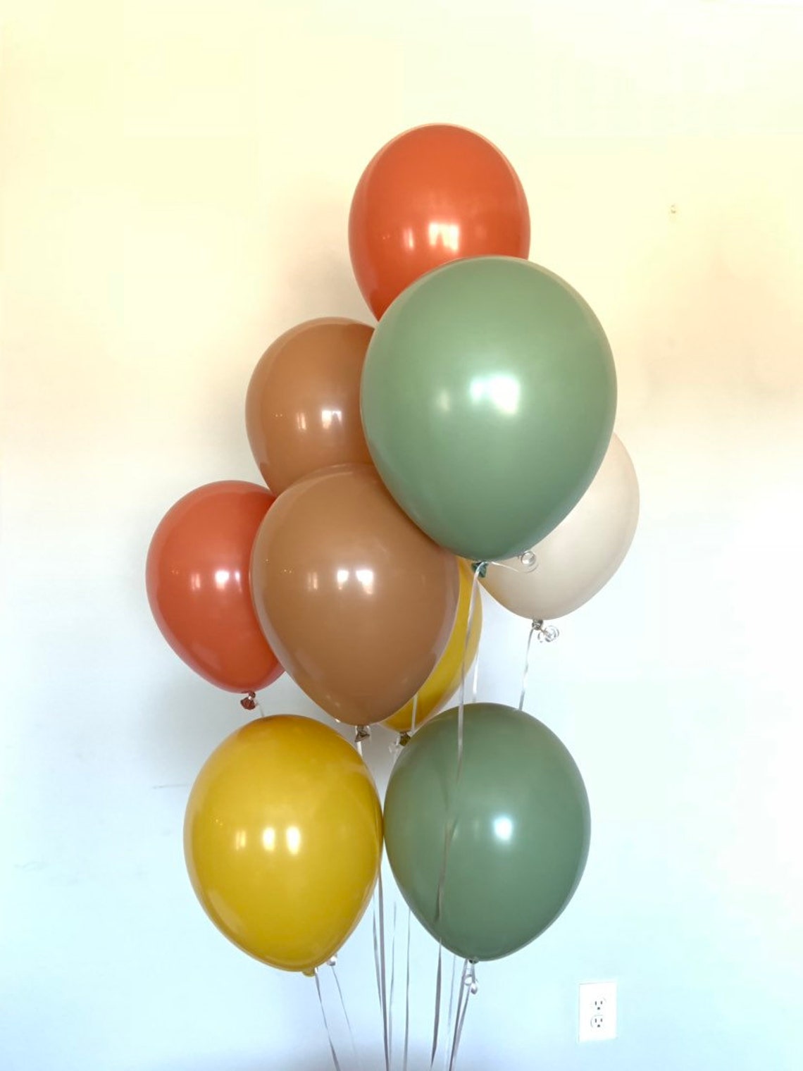 Boho Rainbow Balloons | Burnt Orange Balloons | Fall Bridal Shower ...