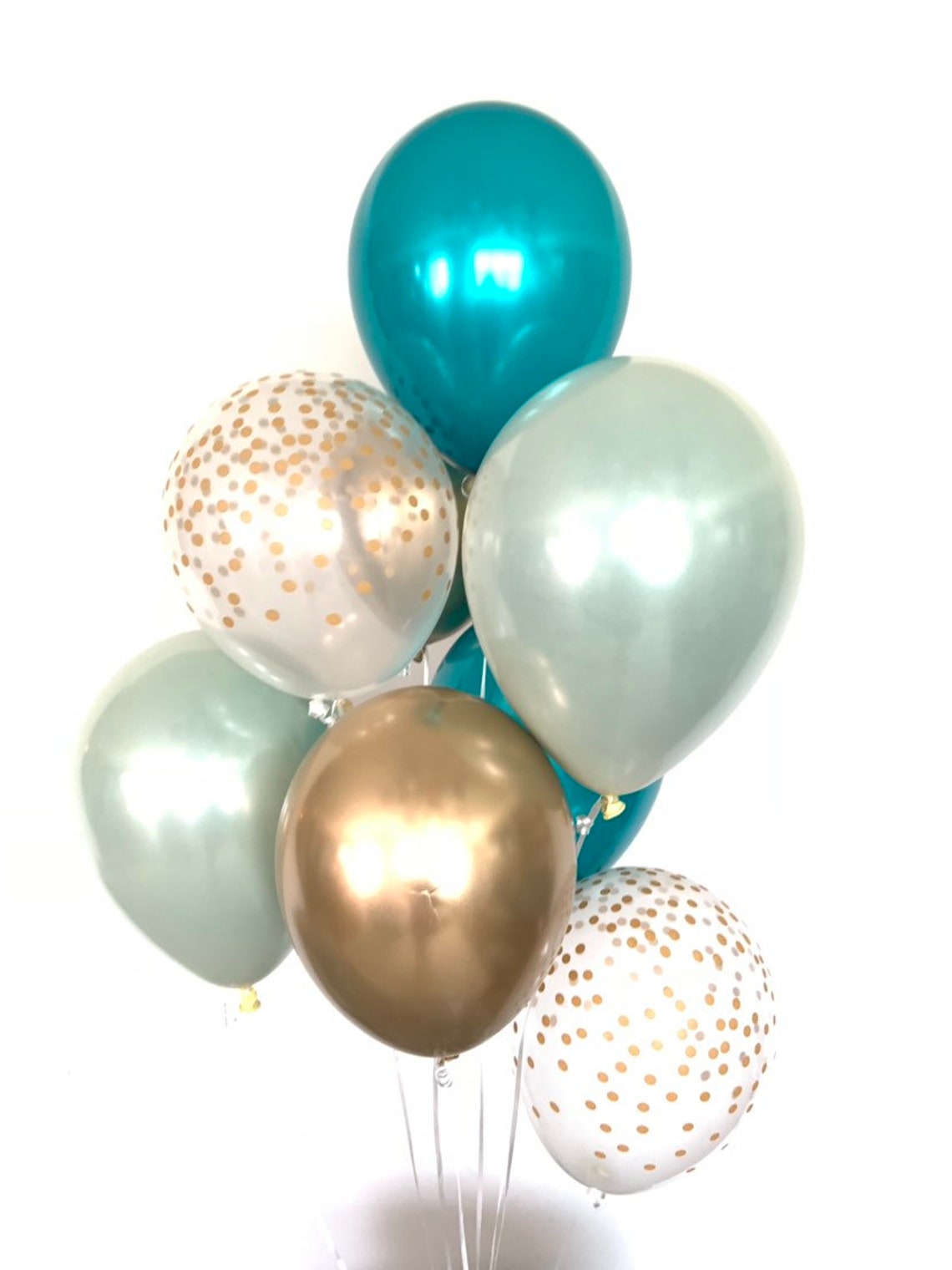 Sage Green Balloons Fall Bridal Shower Decor Teal and Sage | Etsy